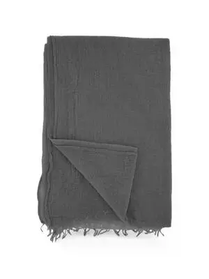Destin Frayed Scarf - Grey
