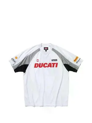 Supreme X Ducati Logo-print T-shirt - White