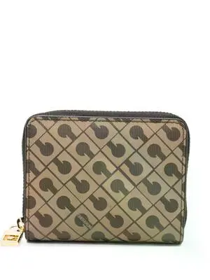 GHERARDINI Millerighe Logo-print Zip-around Wallet - Neutrals