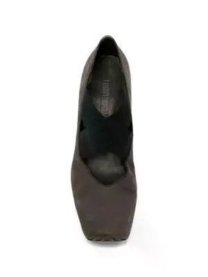 UMA WANG Cross-strap Square-toe Pumps