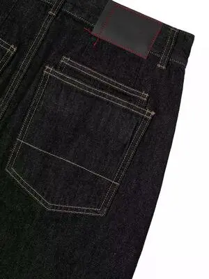 STUDIO TOMBOY Slit-detail Denim Skirt