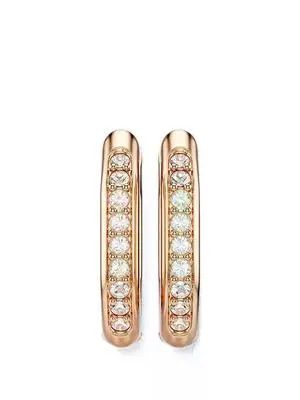 SWAROVSKI Dextera Crystal-embellished Hoop Earrings - Pink