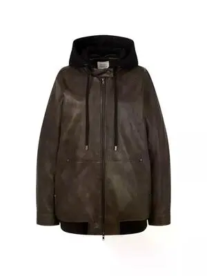 STUDIO TOMBOY Detachable-hood Jacket - Brown