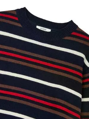 STUDIO TOMBOY Multi-striped Sweater