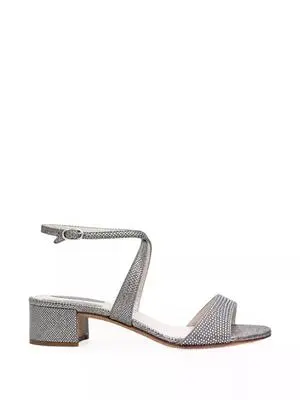 Rene Caovilla 2022 Crystal-embellished Sandals - Grey