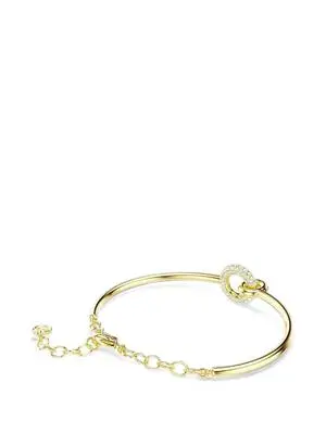 SWAROVSKI Dextera Crystal-embellished Interlocking-ring Bracelet - Gold