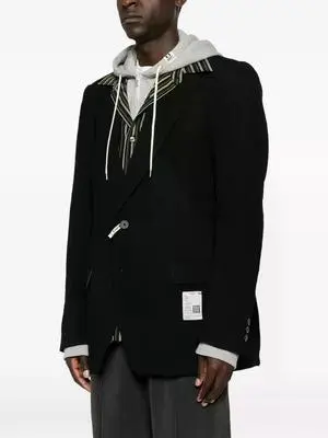 Mihara Yasuhiro Layered-design Hoodie-detail Jacket
