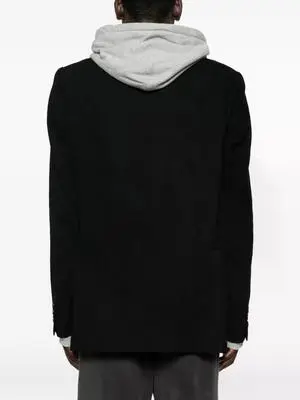 Mihara Yasuhiro Layered Design Hoodie Detail Jacket