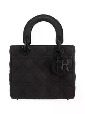 Dior 2020s Small Lady Cannage Tote Bag - Black