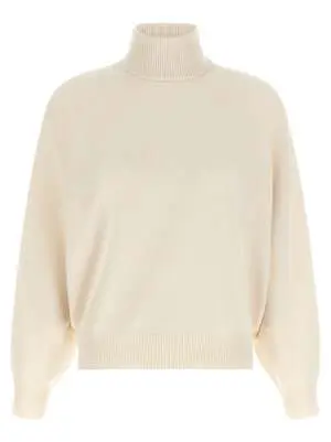 Brunello Cucinelli Ribbed High Neck Beam
