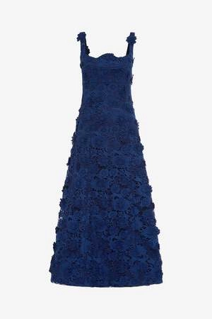 LEO LIN Odette Lace Midi Dress
