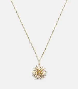 SYDNEY EVAN 14kt Charm Necklace With Diamonds