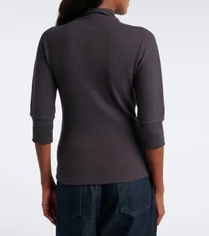 LEMAIRE Cotton And Linen-blend Jersey T-shirt