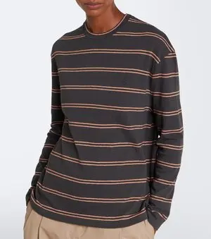 JIL SANDER Striped Cotton T-shirt