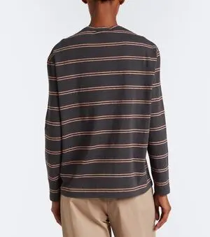 JIL SANDER Striped Cotton T-shirt