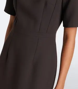 EMILIA WICKSTEAD Valletta Wool Midi Dress
