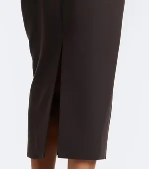 EMILIA WICKSTEAD Valletta Wool Midi Dress