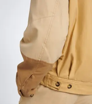 MARANT ETOILE Risla Patchwork Cotton Jacket - Beige