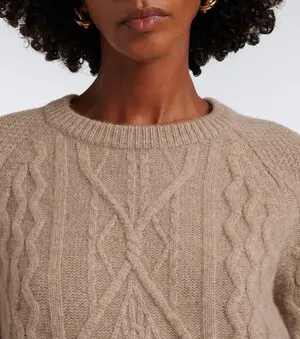 Arch4 Delilah Cable-knit Cashmere Sweater
