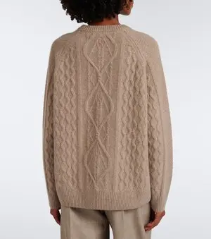 Arch4 Delilah Cable-knit Cashmere Sweater