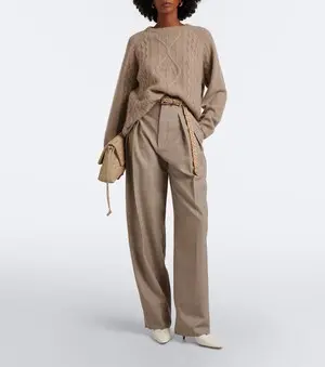 Arch4 Delilah Cable-knit Cashmere Sweater
