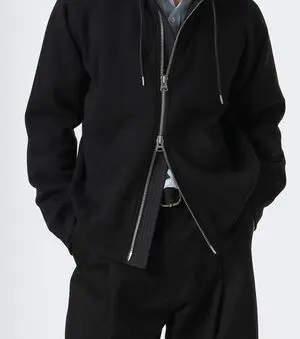 Sacai Cotton Jersey Hoodie