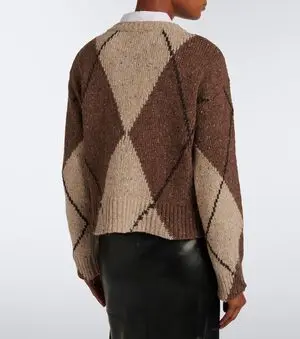 Altuzarra Parish Argyle Wool And Alpaca Blend Sweater