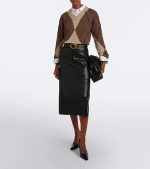 Altuzarra Parish Argyle Wool And Alpaca Blend Sweater