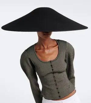 Jacquemus Wool Hat - Black