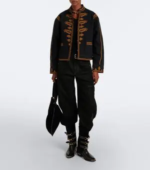 MARANT ETOILE Emalia Embroidered Jacket