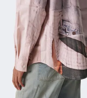 Acne Studios Trompe-l'œil Cotton Poplin Shirt