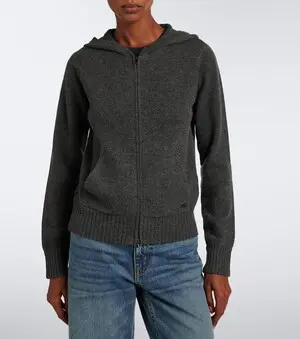 Max Mara Cashmere Zip-up Hoodie