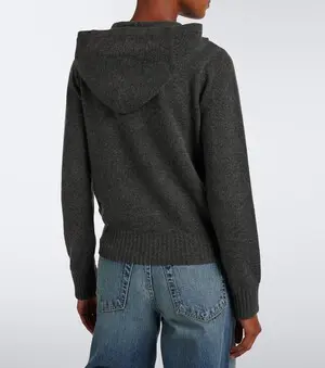 Max Mara Cashmere Zip-up Hoodie
