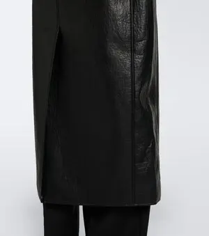 THE FRANKIE SHOP Edra Shearling-trimmed Wrap Coat