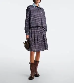 Miu Miu Aventure Mini Leather Top-handle Bag