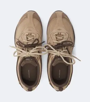 Balenciaga Radar Velvety Sneakers - Beige