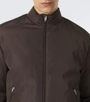JIL SANDER Technical Down Jacket - Brown