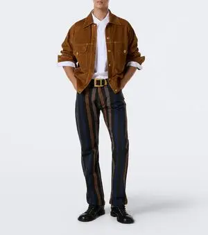 Versace Suede Blouson Jacket