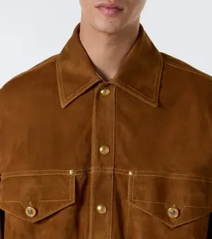 Versace Suede Blouson Jacket
