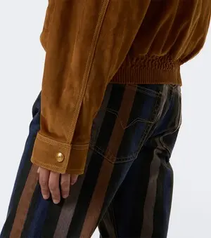 Versace Suede Blouson Jacket