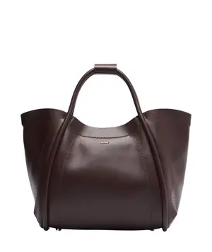 Max Mara Leather Top-handle Bag - Brown