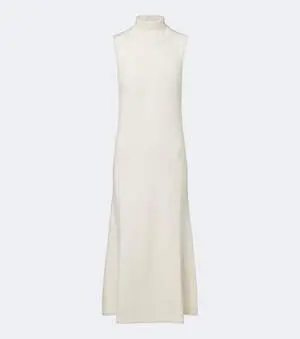 Magda Butrym Wool, Silk, And Cashmere Midi Dress