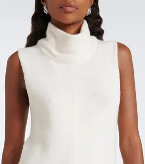 Magda Butrym Wool, Silk, And Cashmere Midi Dress