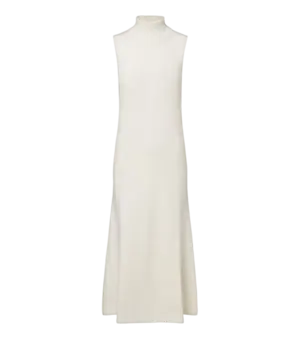 Magda Butrym Wool, Silk, And Cashmere Midi Dress - White