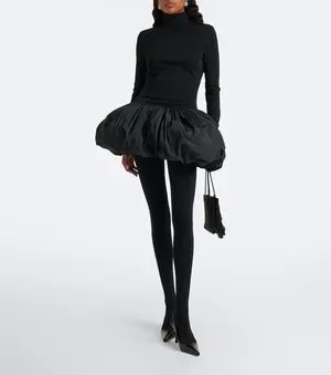 Magda Butrym Paneled Wool-blend Minidress