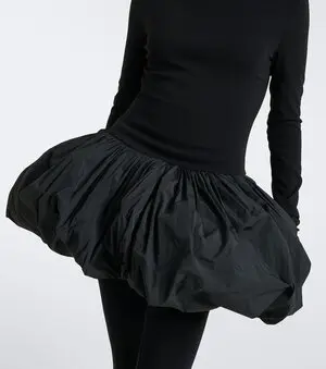Magda Butrym Paneled Wool-blend Minidress