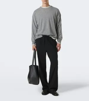 FRAME Wool Straight Pants