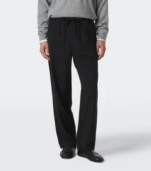 FRAME Wool Straight Pants