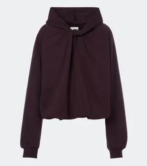 Dries Van Noten Hooded Cotton Jersey Sweatshirt