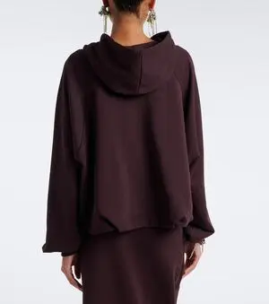 Dries Van Noten Hooded Cotton Jersey Sweatshirt